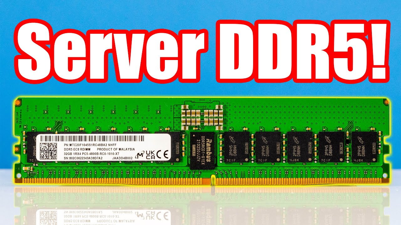 Explaining Server DDR5 RDIMM vs. UDIMM Differences