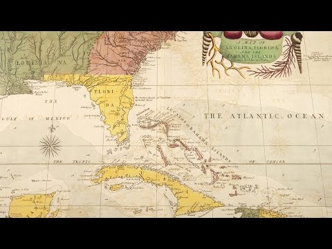 Caribbean and North America Map (1754)