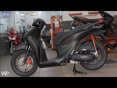 Honda SH 160i 2023 - Matte Black - Full Specs & Walkaround