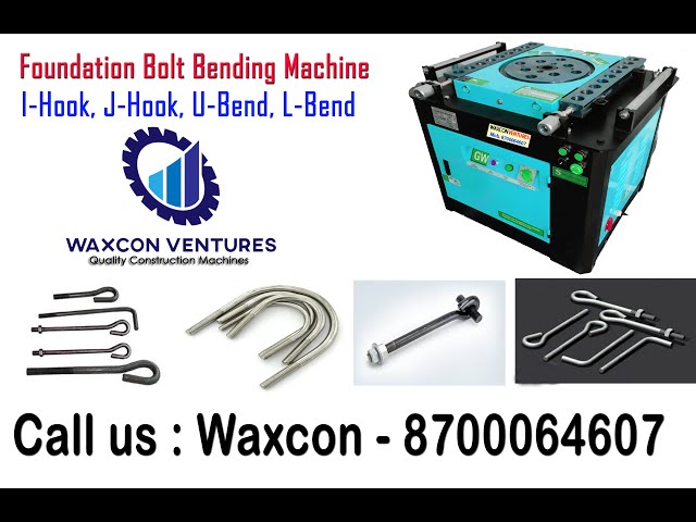 Construction equipment - Stirrup Bar Bending Machine Manufacturer from ...