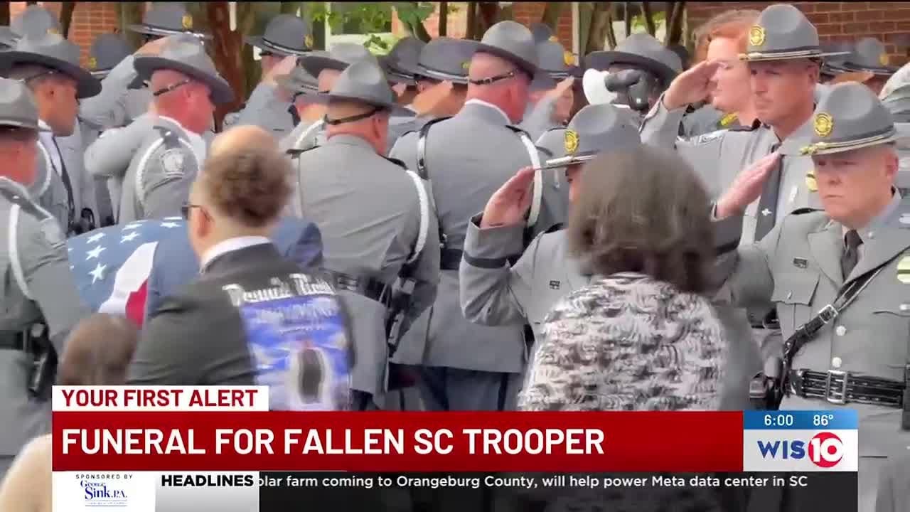 ‘He loved his family’: Fallen SC state trooper remembered at funeral