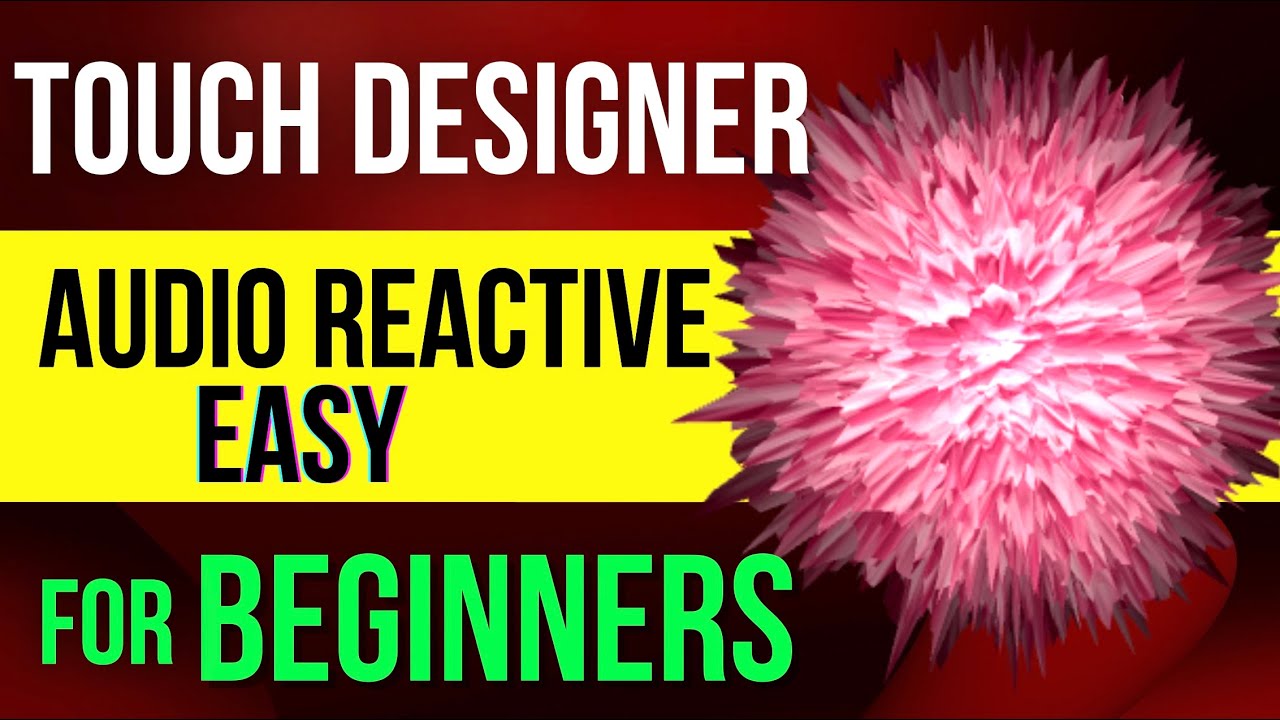 TouchDesigner Beginner Tutorial: Audio Reactive EASY Sphere (DIY 3D Live Visuals)