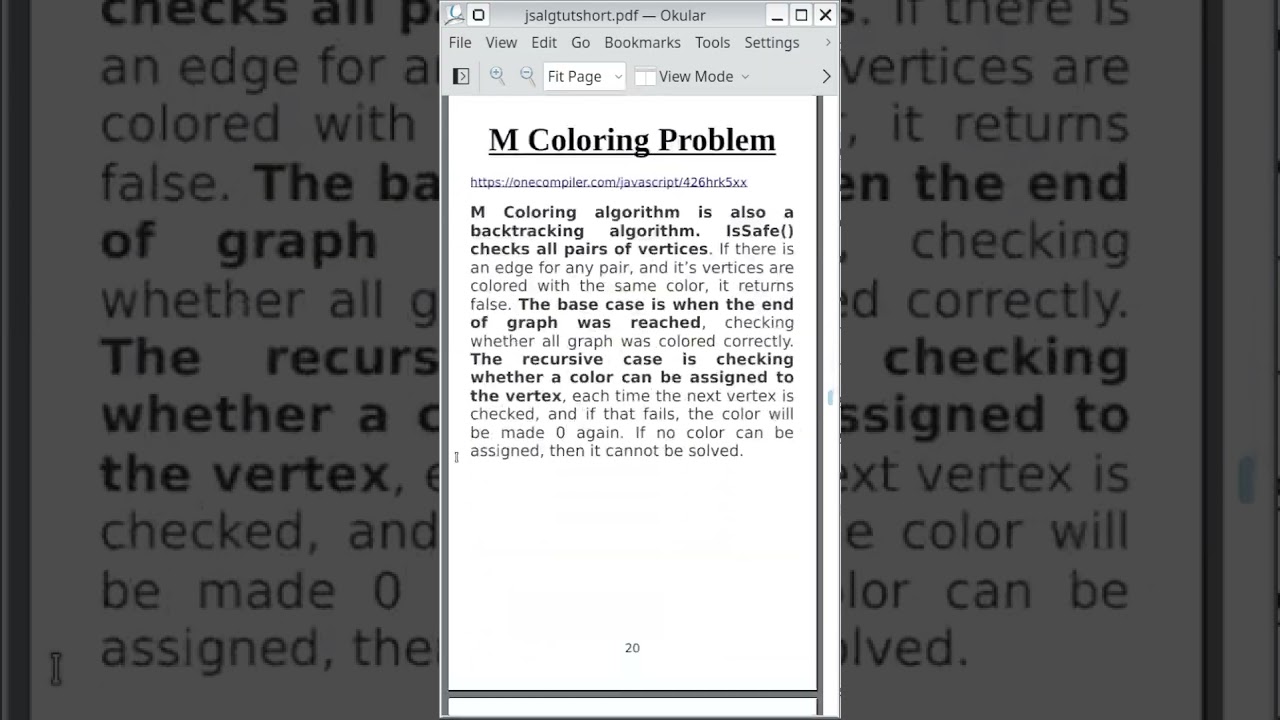 20 algorithms in JavaScript tutorial #shorts