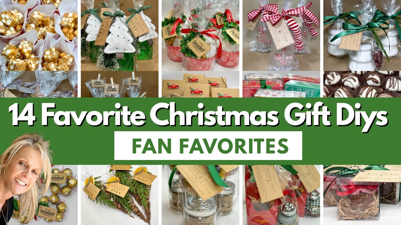 Top 14 DIY Christmas Gifts & Edible Treats (Fan Favorites!)