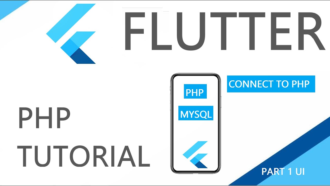 Flutter php Mysql tutorial part 1