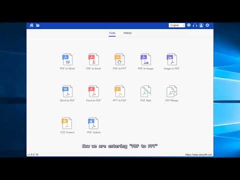 how to convert pdf to word on windows 10?