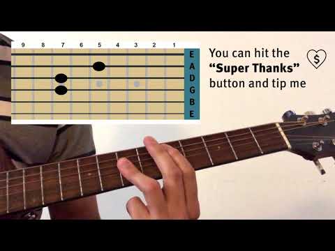 “Do re mi” Kurt Cobain guitar lesson. Montage of Heck. Acoustic guitar chords.