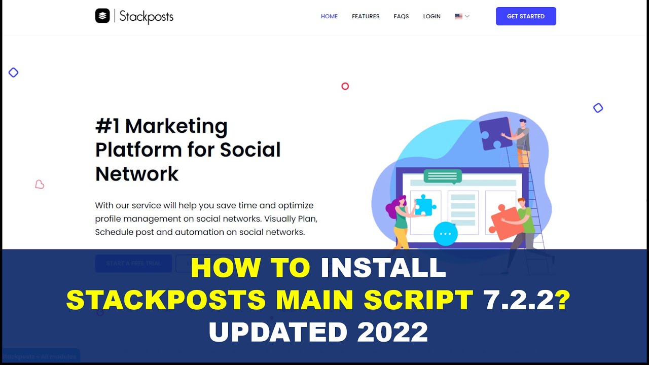 How to Install Stackposts Main Script 7.2.2? UPDATED 2022