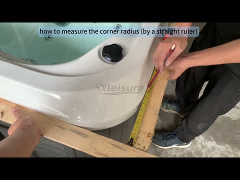 how to measure the corner radius (by a straight ruler)