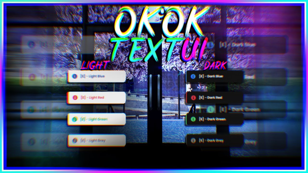 okokTextUI - The #1 Best-Selling Text UI System in FiveM
