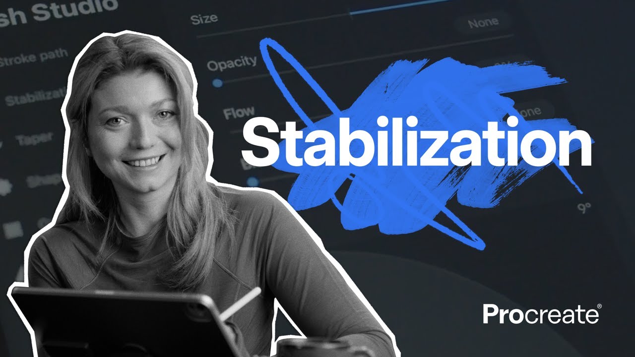 Exploring Stabilization in the Brush Studio | Learn to Procreate