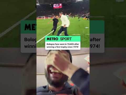 Bologna Fans Were In TEARS After Winning Coppa Italia 🏆