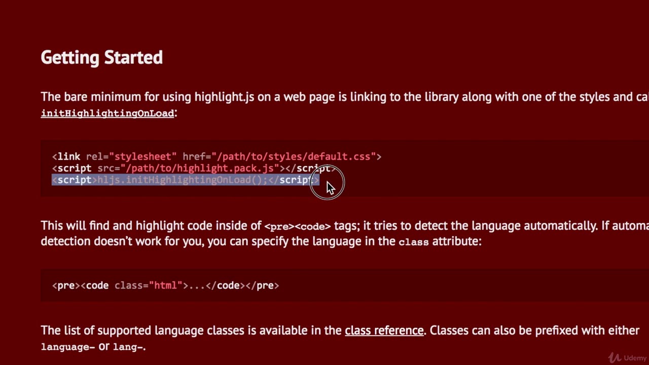 Complete Introduction to HTML5 - Syntax Highlighting and Math (15/22)