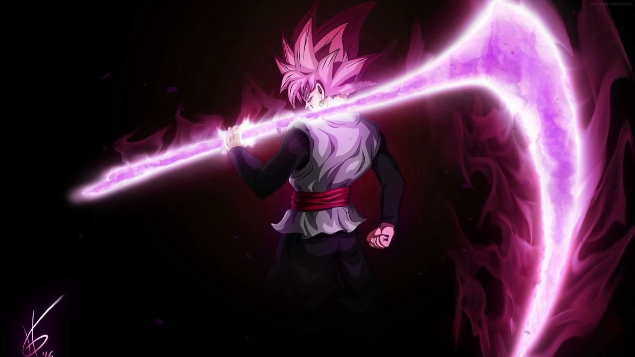 GOKU BLACK SUPER SAIYAN ROSE 4K LIVE WALLPAPER | Dragon Ball | Anime Live Wallpaper.