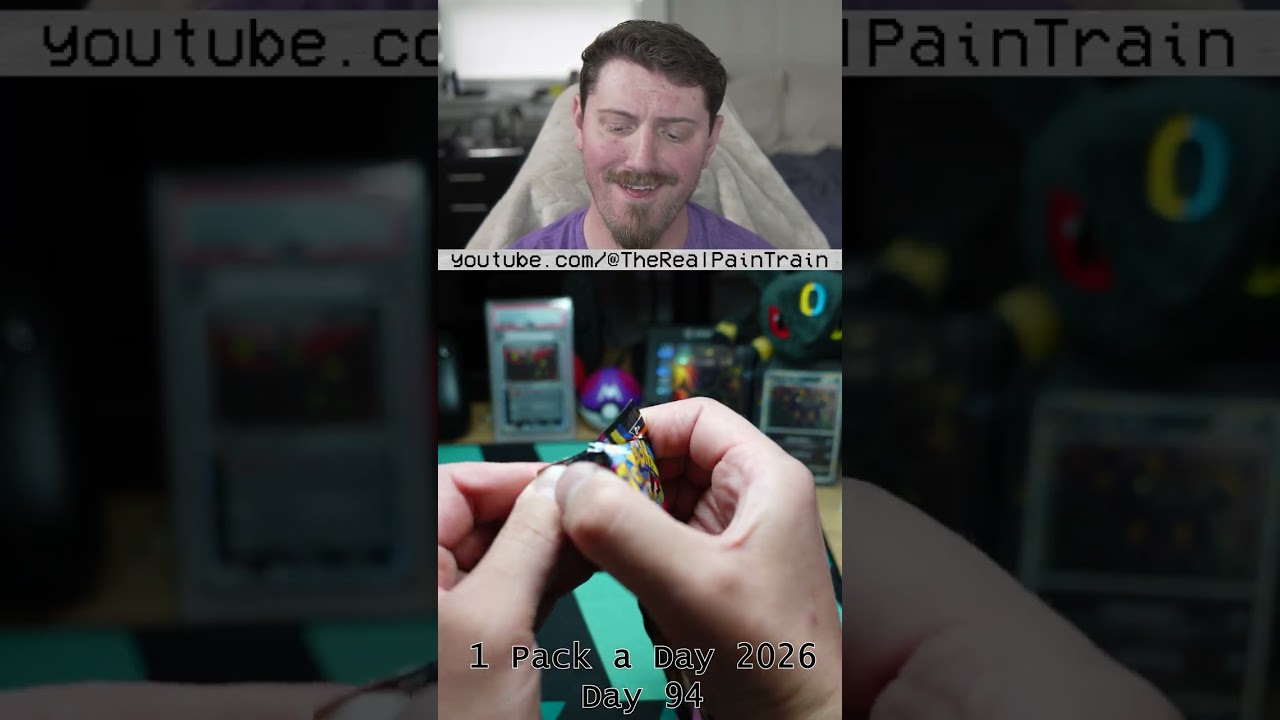 1 Day, 1 Pack Day 94 - Mystery! #pokemon #pokemoncards #pokemoncommunity #pokemontcg #shorts