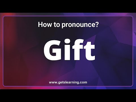 How to pronounce Gift in English Correctly | Common words