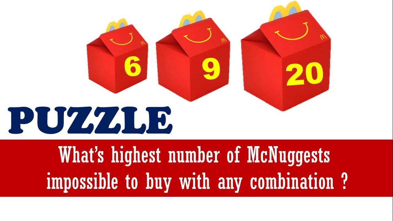 Can you solve this McNuggets Puzzle || Computer Programming Puzzle