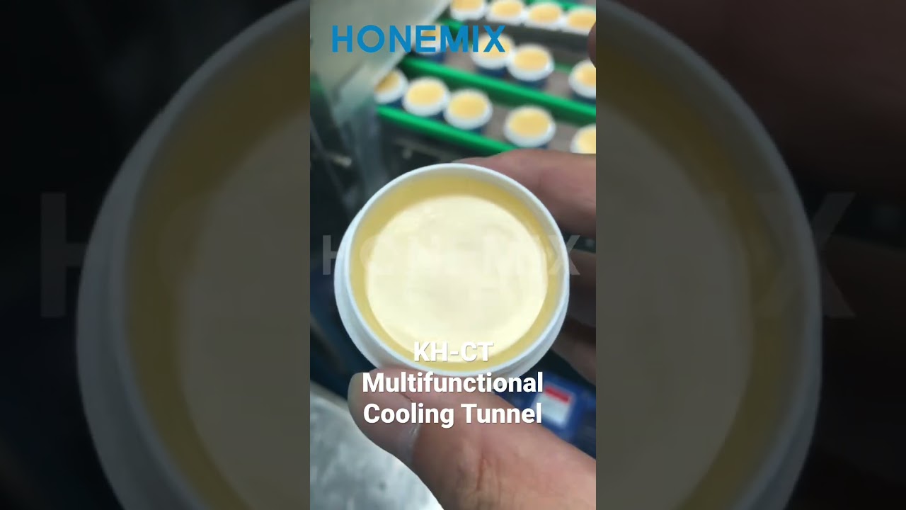 KH-CT Automatic multifunctional freezer cooling tunnel system for balm hair wax lipstick ointment