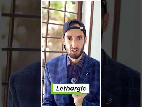 Word of the Day: Lethargic | Boost Your Vocabulary in 30 Seconds!