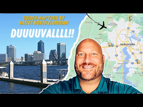 Map Tour of Jacksonville Florida | Living in Jacksonville | Moving to Jacksonville in 2023