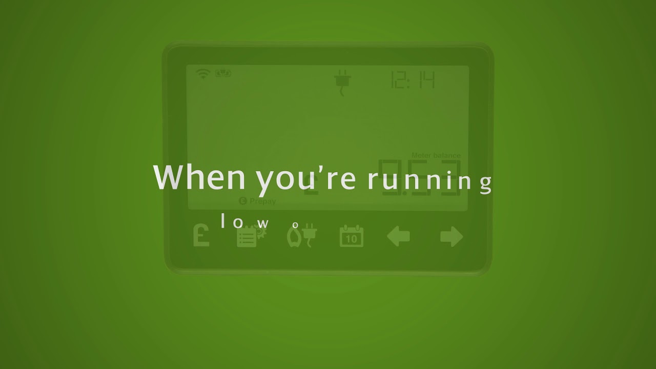 Smart prepayment meter balance