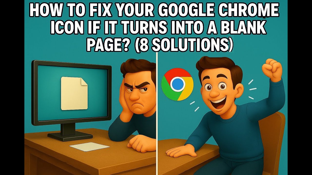 How to Fix Your Google Chrome Icon? | google chrome icon missing | icon not showing properly windows