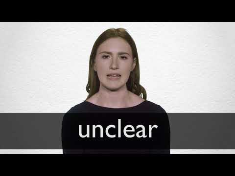 UNCLEAR Synonyms | Collins English Thesaurus