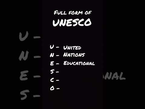 UNESCO | Full form #abbreviations #unesco #gkquiz #shorts