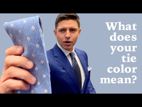 What does your tie color mean? | What color tie to wear to an interview