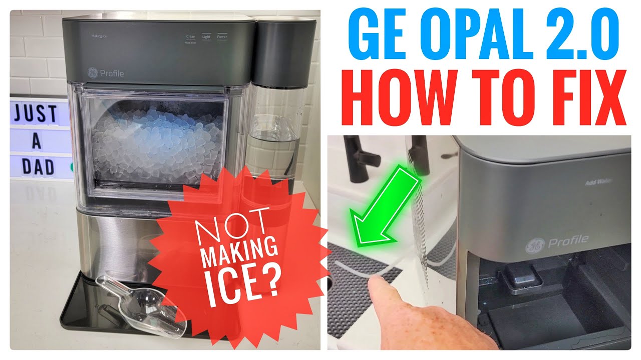 GE Profile Opal 2.0 Ice Maker Not Making Ice? 🔧 Easy Fix for “Add Water” Light