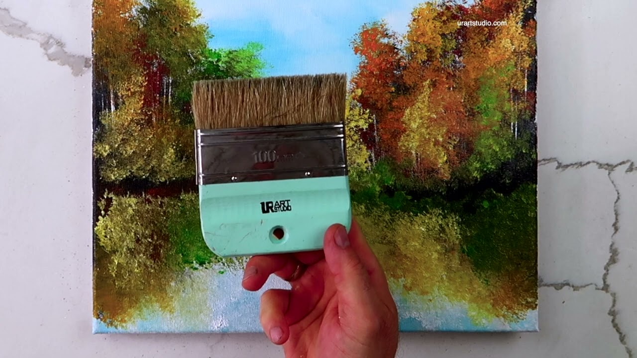 Unlocking the Magic of Early Memories: Easy Acrylic Landscape Painting Tutorial