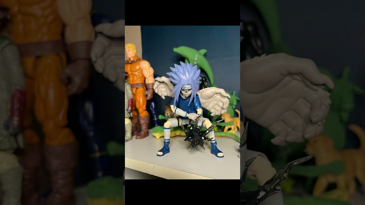 Custom curse mark 2 sasuke kit made from a statue #actionfigures #shfiguarts #sasuke #naruto