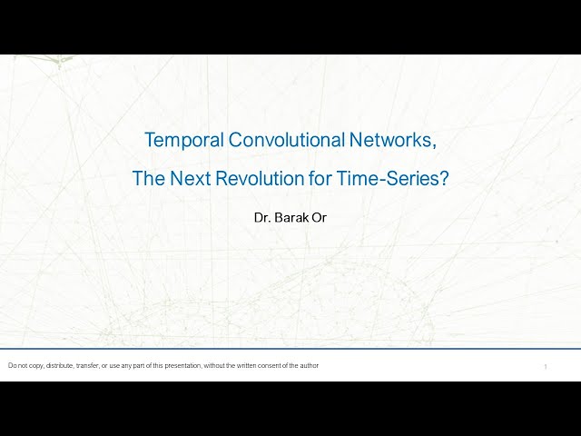 What is Temporal convolutional networks | AI Basics | AI Online Course