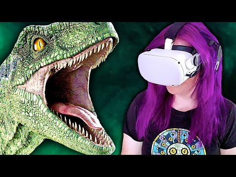 I Played Hide and Seek with a RAPTOR in Jurassic World VR!