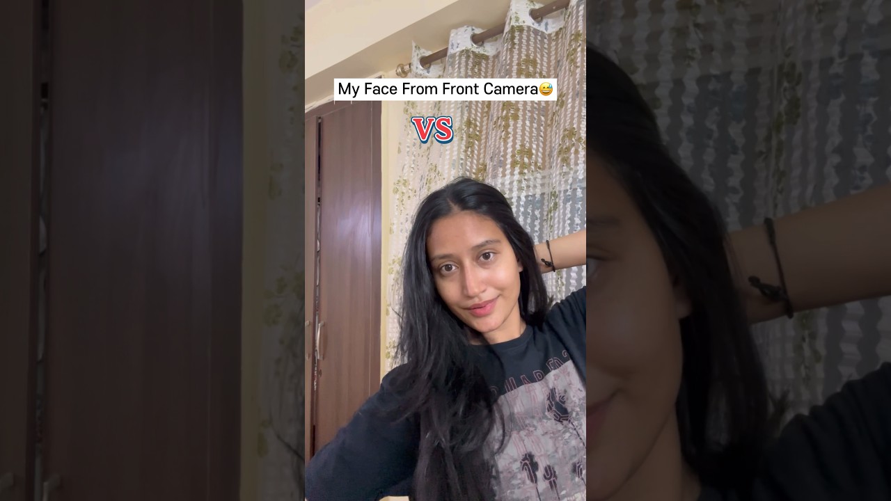 My face from front camera Vs Back Camera #relatablecontent #trending #viral #youtubeshorts #comedy