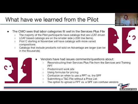 Preparing Industry for services in the FAS Catalog Platform