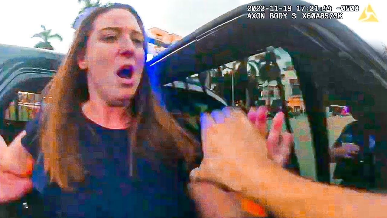 Entitled Karen Causes Complete Chaos During DUI Arrest