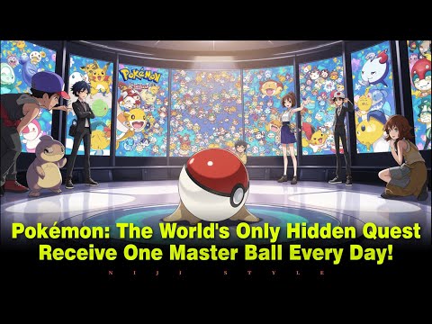 Pokémon: The World's Only Hidden Quest, Receive One Master Ball Every Day!