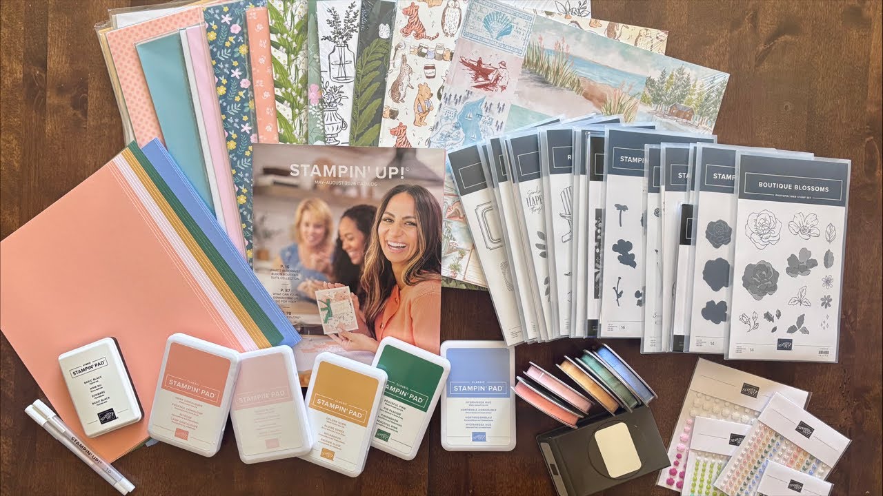 👀 UNBOXING: Stampin’ Up!  New Catalog PreOrder + 2026-2028 In Color Comparison