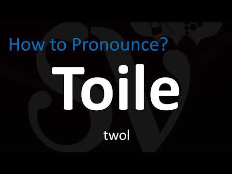 How to Pronounce Toile (Correctly!)