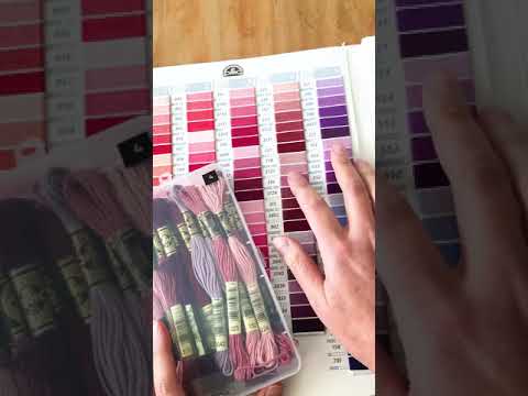 How to organize embroidery threads