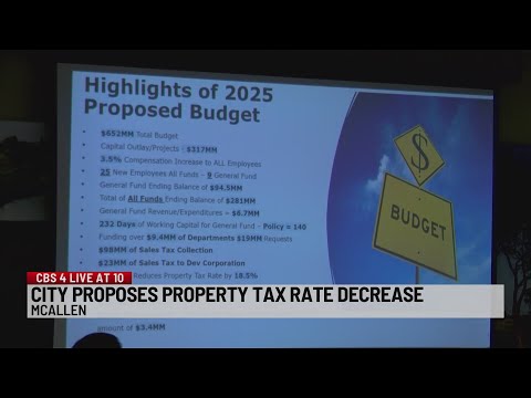 McAllen proposes property tax rate decrease