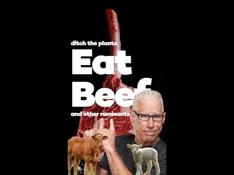 We're frying in plants. Eat beef and other ruminant animals for ultimate health. #shorts