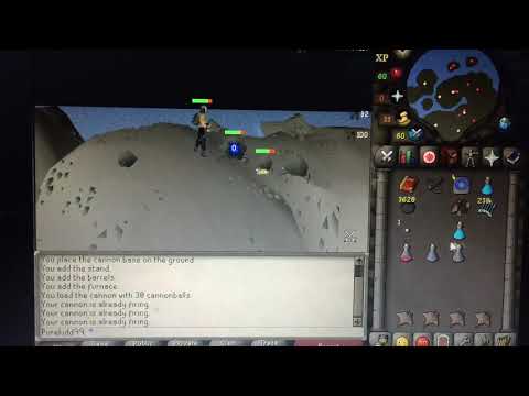 Osrs oldschool runescape rock crab cannon training