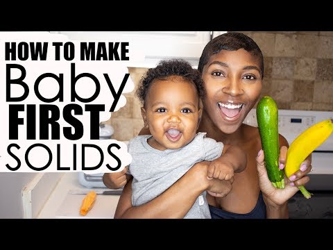 BABY'S FIRST FOODS/SOLIDS | How To Prepare