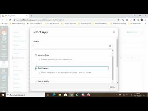 Canvas: Embed a PDF