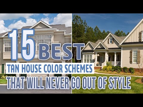 15 Best Tan House Color Schemes That Will Never Go Out of Style