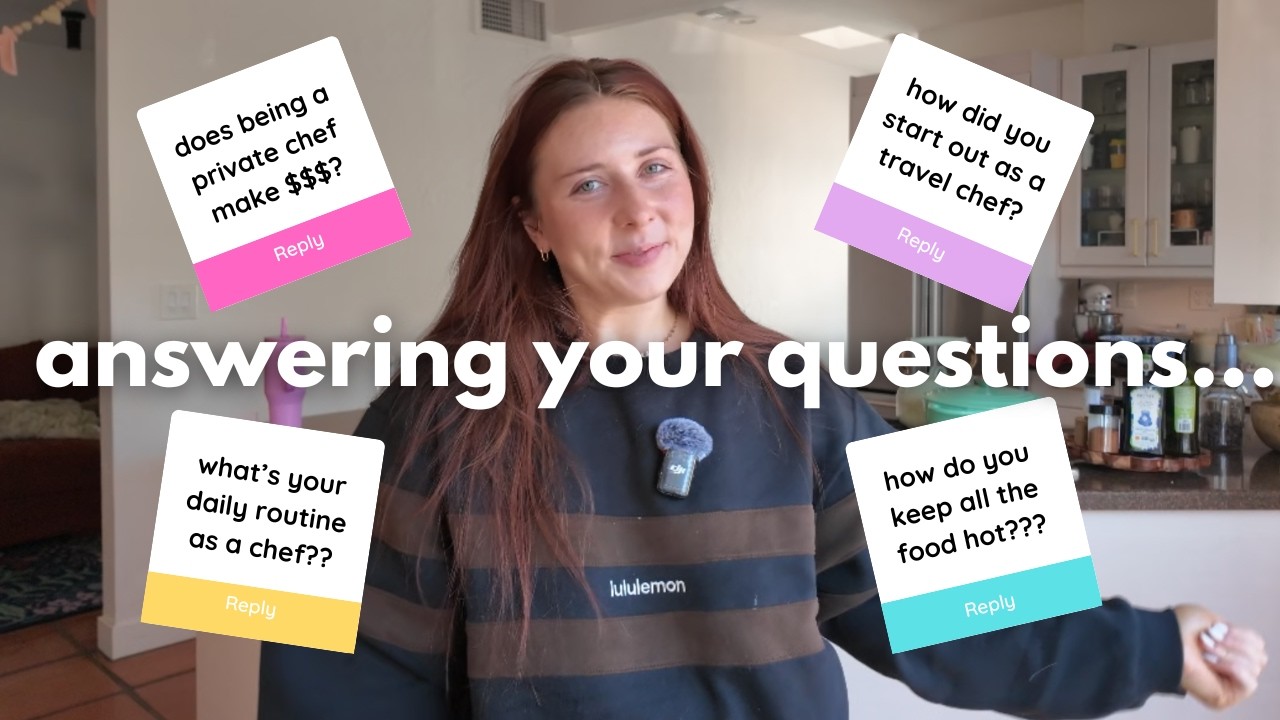 TRAVEL CHEF Q&A | kitchen chats episode 2