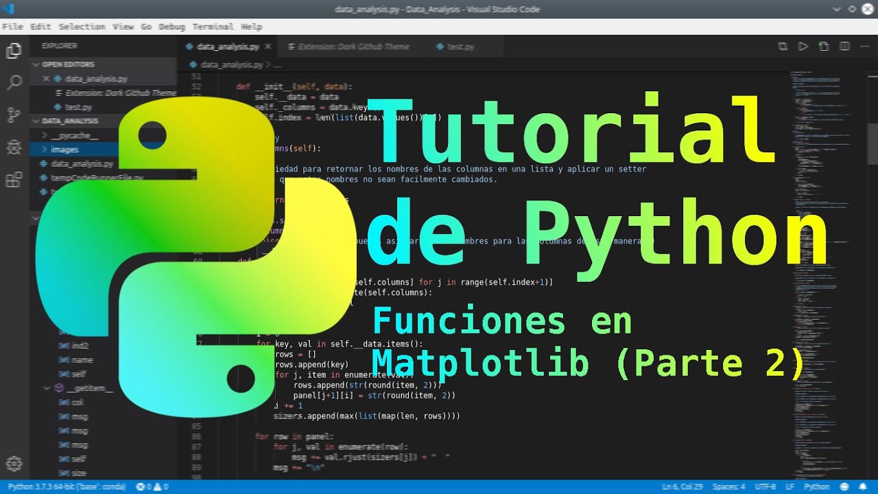 Gráfico de funciones en Python con Matplotlib (Parte 2).