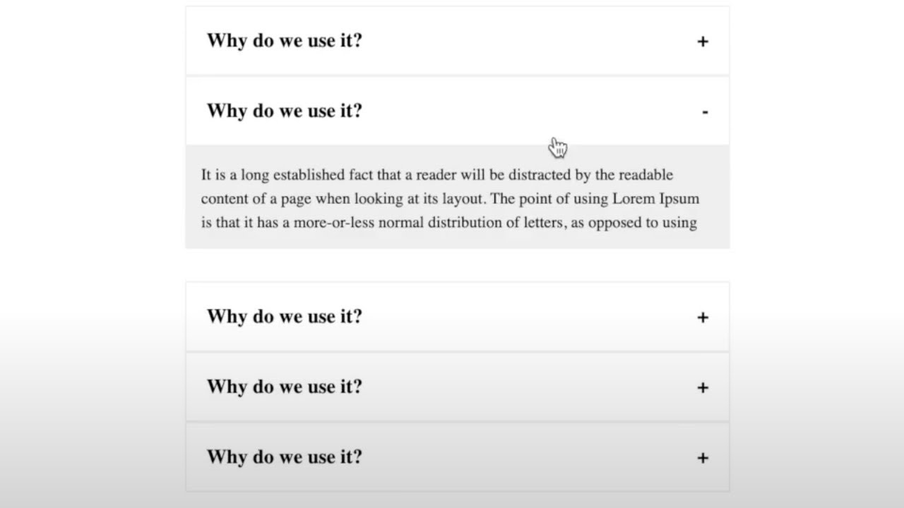 Dropdown Menu using jQuery / Javascript, HTML & CSS